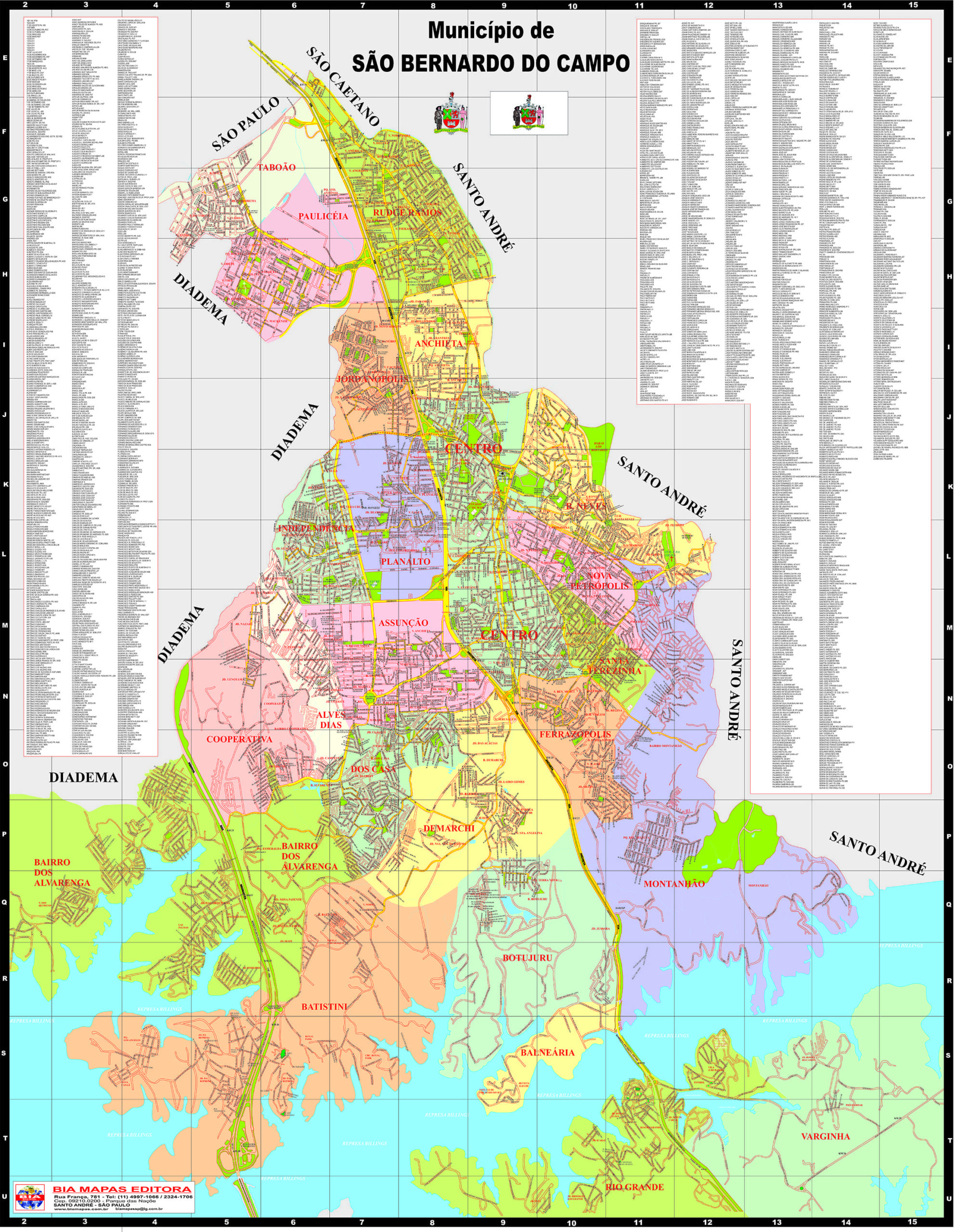 São Bernardo do Campo - SP • Bia Mapas