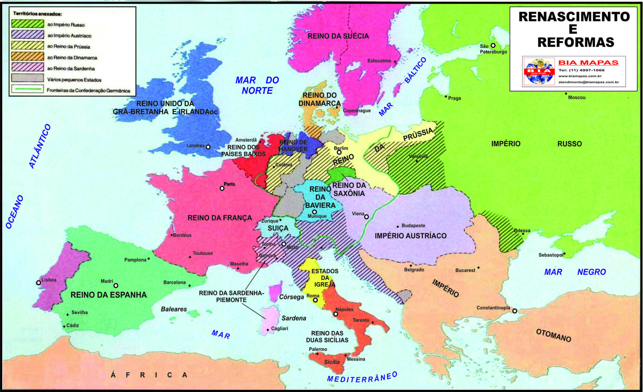 Renascimento e Reforma • Bia Mapas