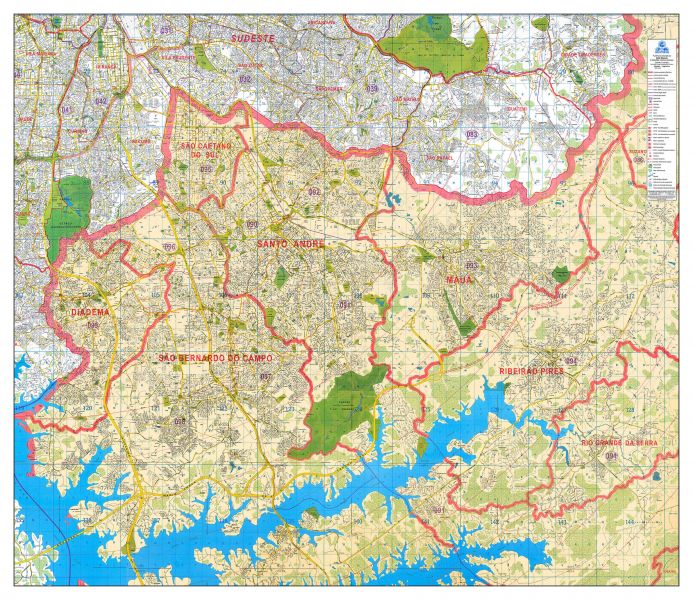 Planta Grande ABC (SP) - 1,55 x 1,35m • Bia Mapas