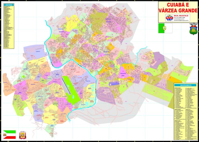 Cuiabá e Várzea Grande • Bia Mapas