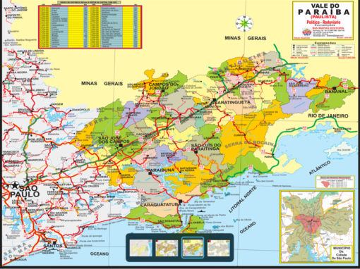 Vale do Paraíba - SP • Bia Mapas