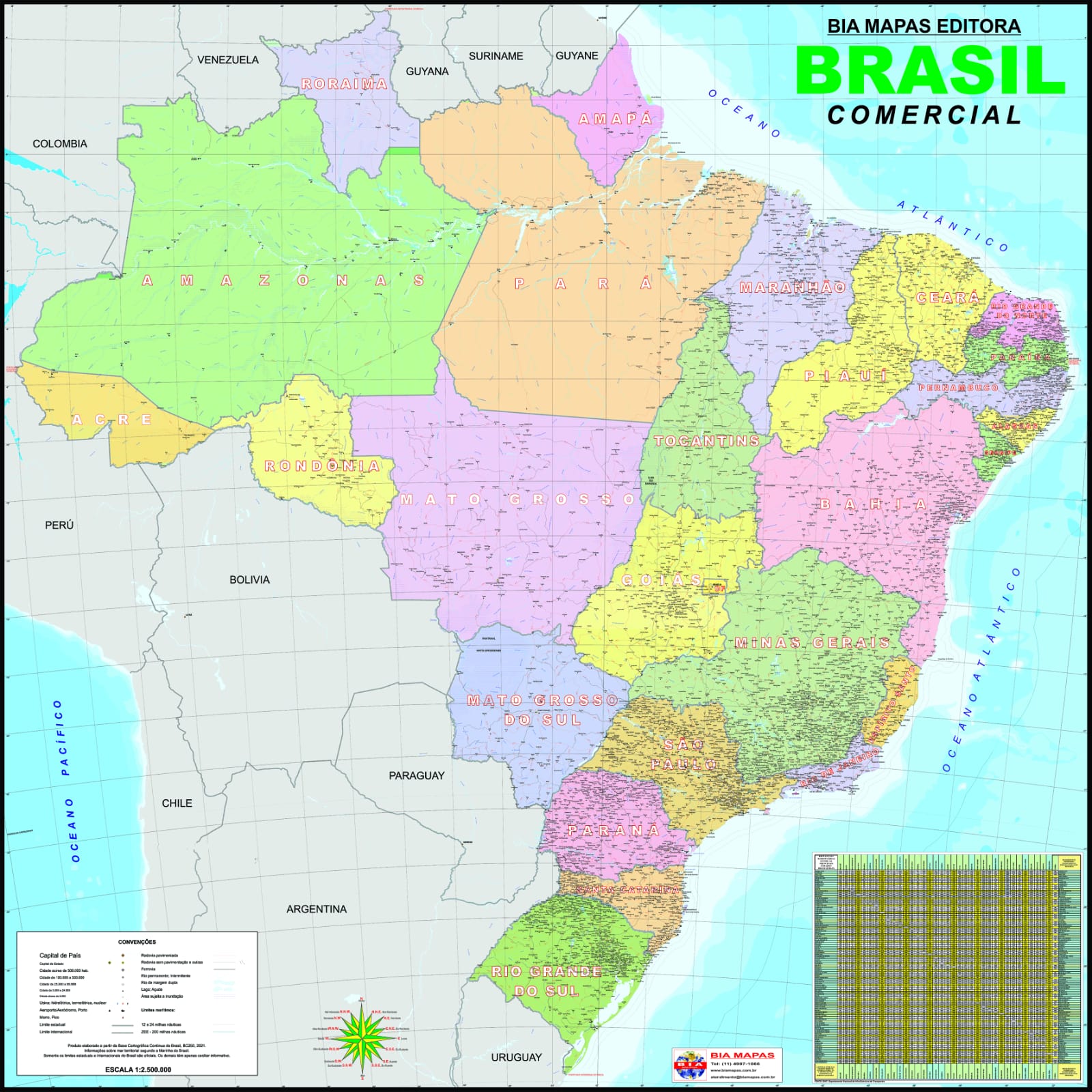 Brasil Comercial • Bia Mapas